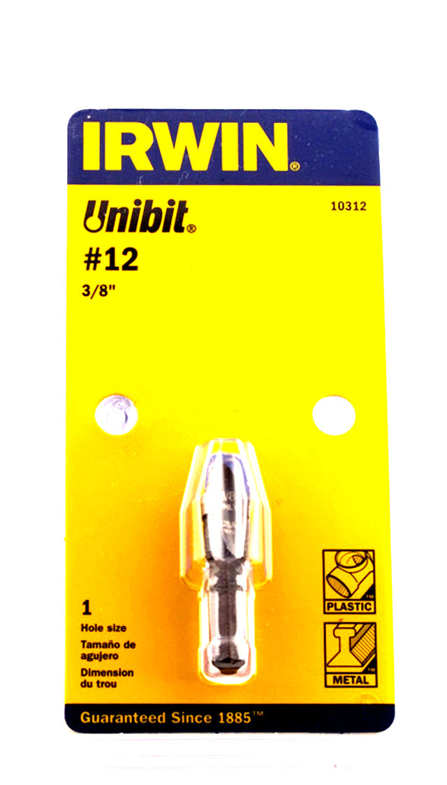 #12 Unibit Step Drills 3/8" Unibit- Single Size – Elimadent Anson PDR